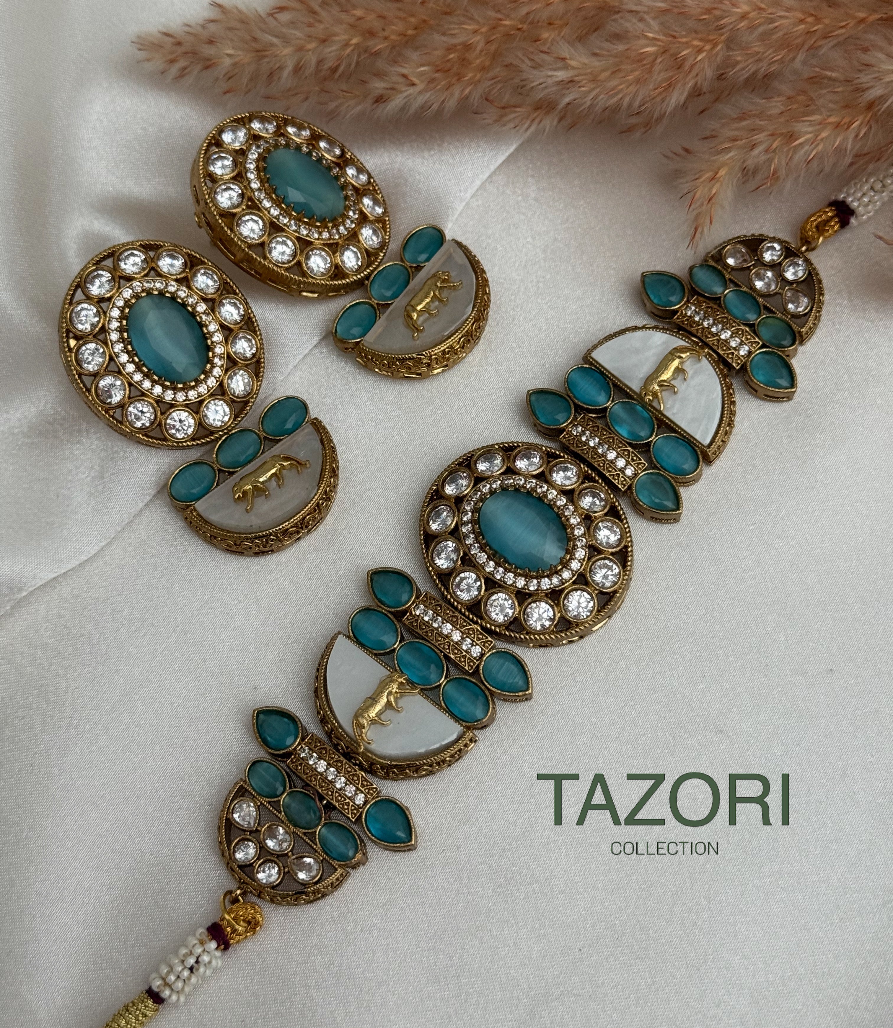 Sabyasachi inspired Choker Set – Tazori Collection